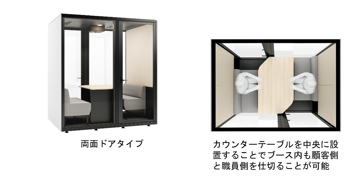 防音個室ブース「TELECUBE by OKAMURA C Type」品ぞろえ追加 | 株式会社ブイキューブ