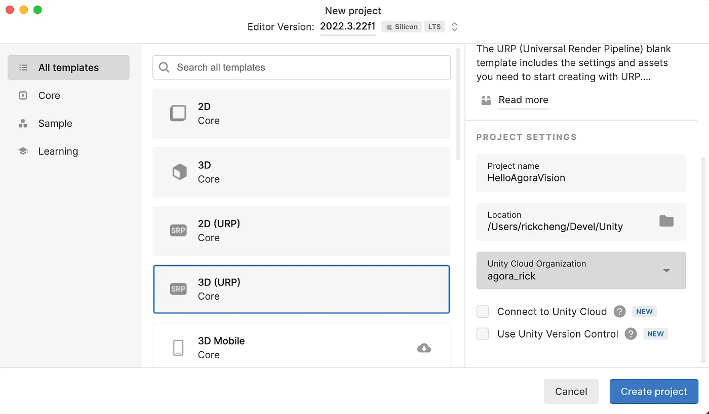 Agora SDKを使用したVision Pro Unity クイックスタート｜Agora Go Real｜株式会社ブイキューブ