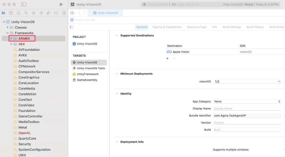 Agora SDKを使用したVision Pro Unity クイックスタート｜Agora Go Real｜株式会社ブイキューブ